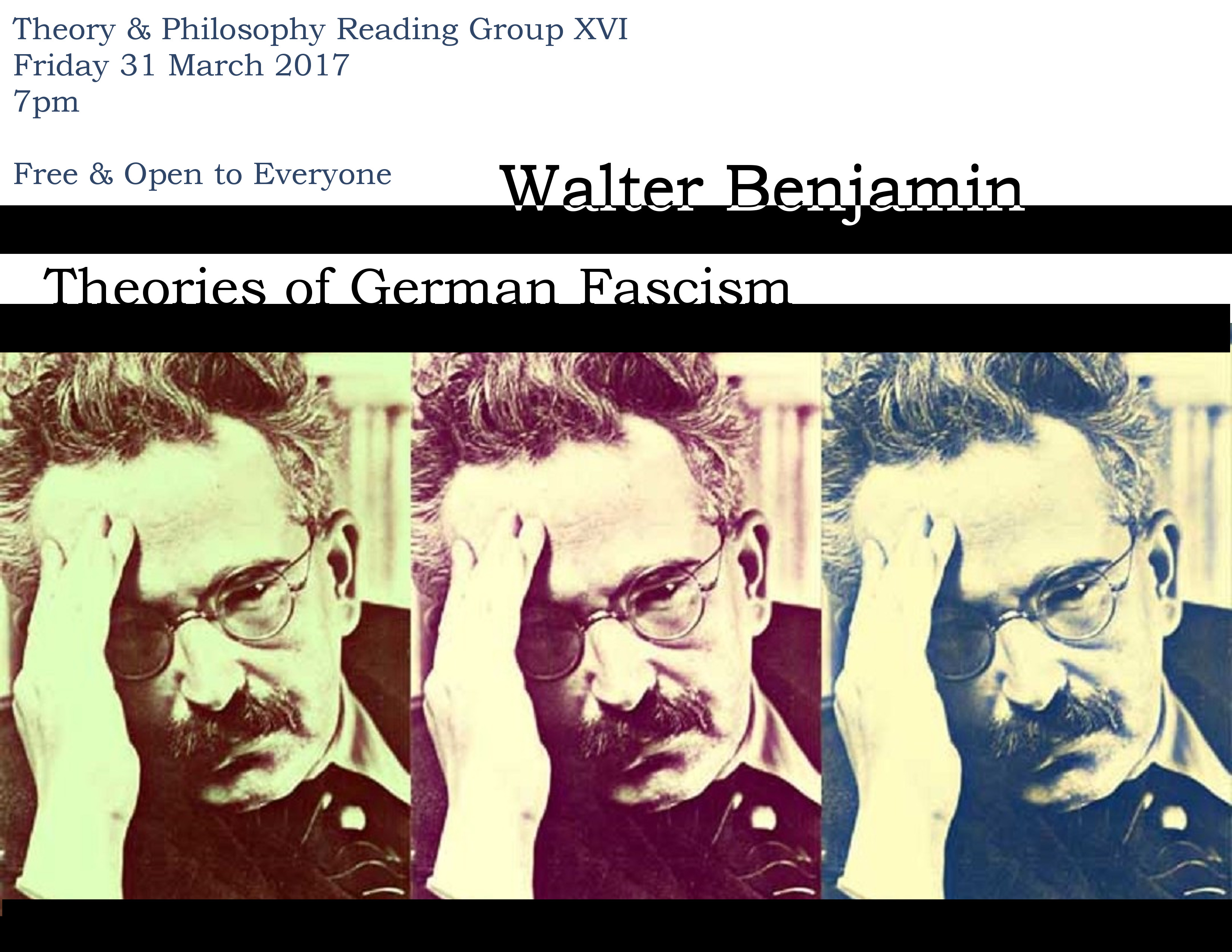 Theory & Philosophy Reading Group 26: Walter Benjamin – Old Capitol Books